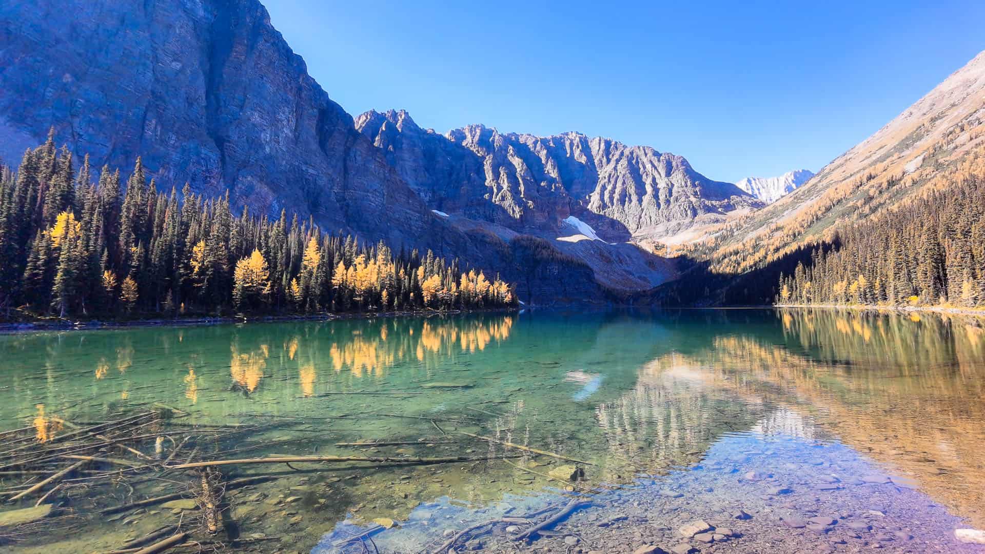 Ruta al lago Taylor y O'Brien, Parque Nacional de Banff