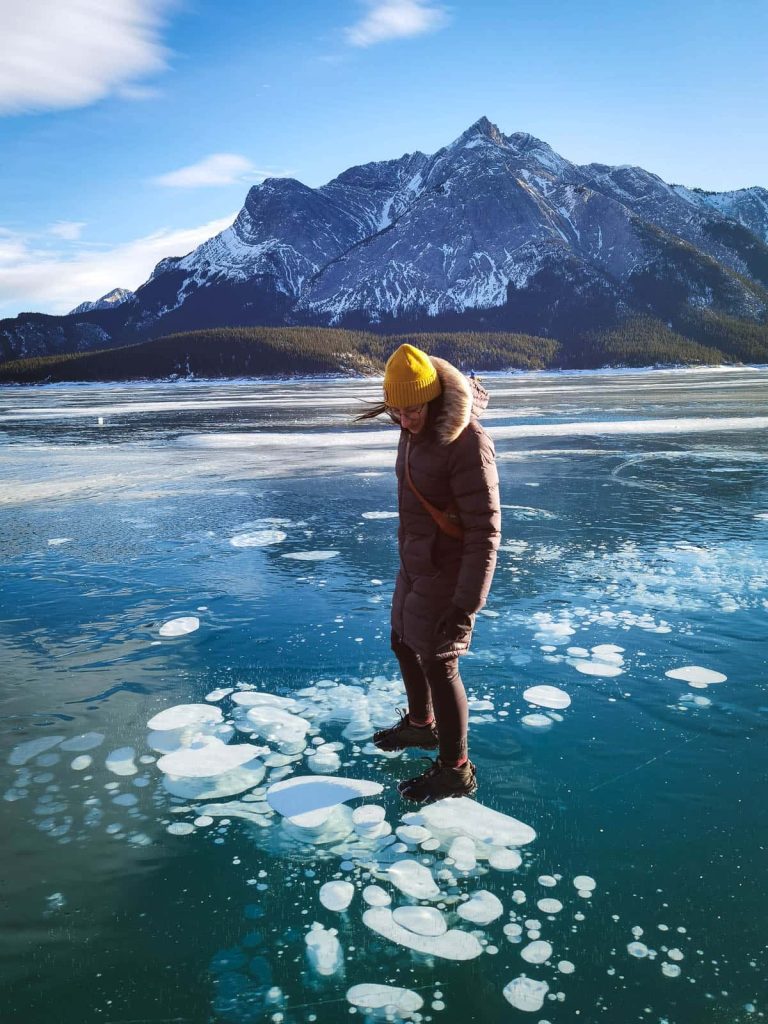 Las burbujas congeladas del lago Abraham, guía completa